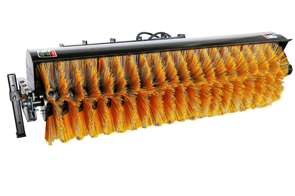72" Skid Steer Hydraulic Rotary Angle Broom Sweeper – LANDY