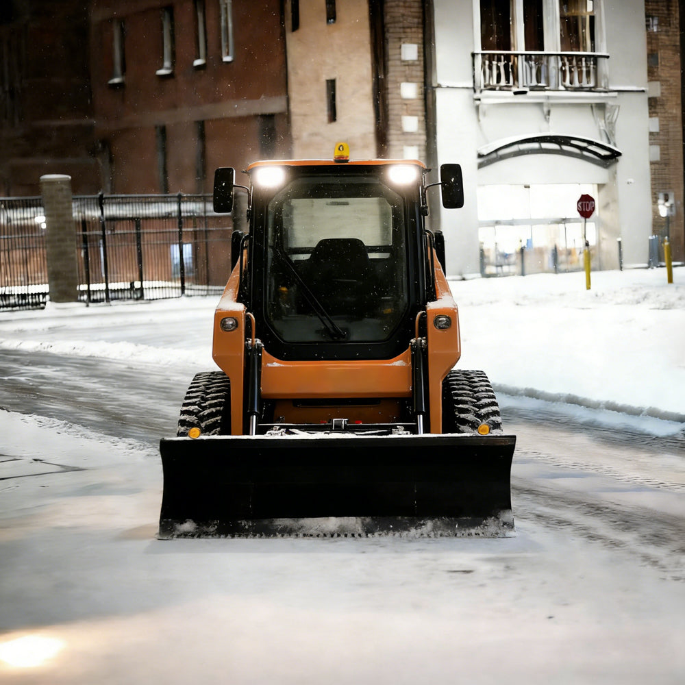Landy Attachments 84" Extreme-Duty Pusher Snow Plow Dozer Blade Combo ...