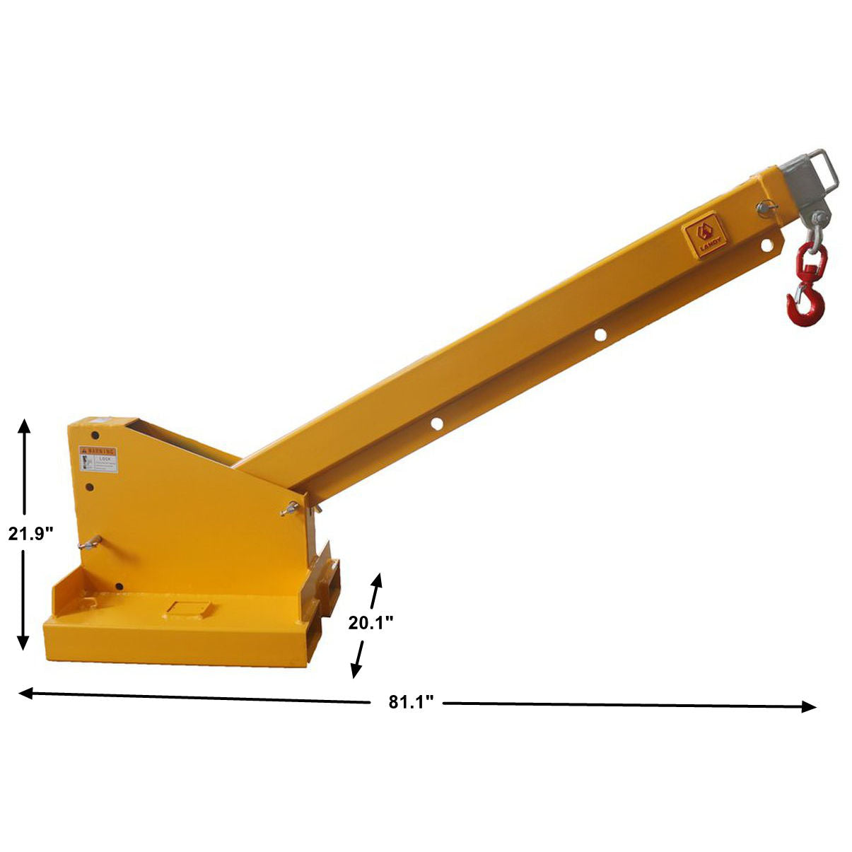 Fork Mounted Telescoping Crane Jib Boom, Forklift Jib Boom Crane, Adju ...