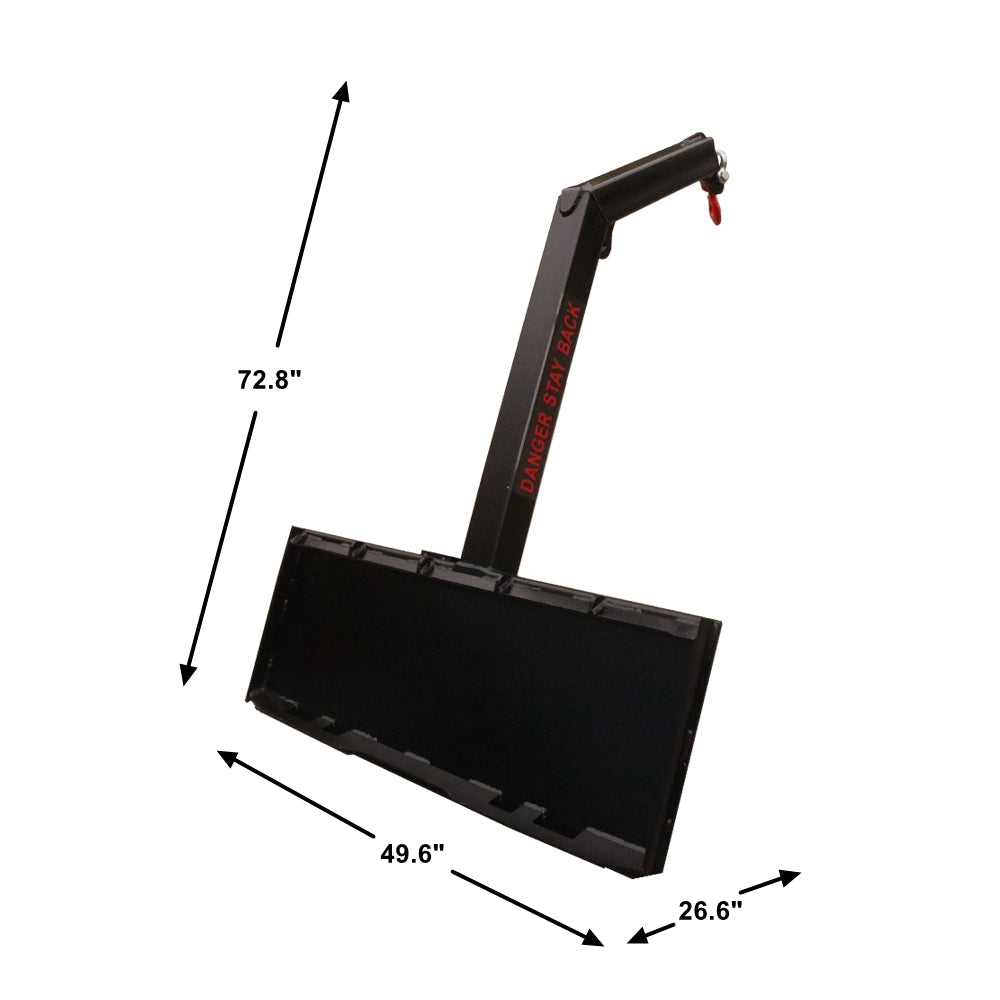 Skid Steer Boom Product, Quick Tach Lift Pole Jib Hoist Crane – LANDY