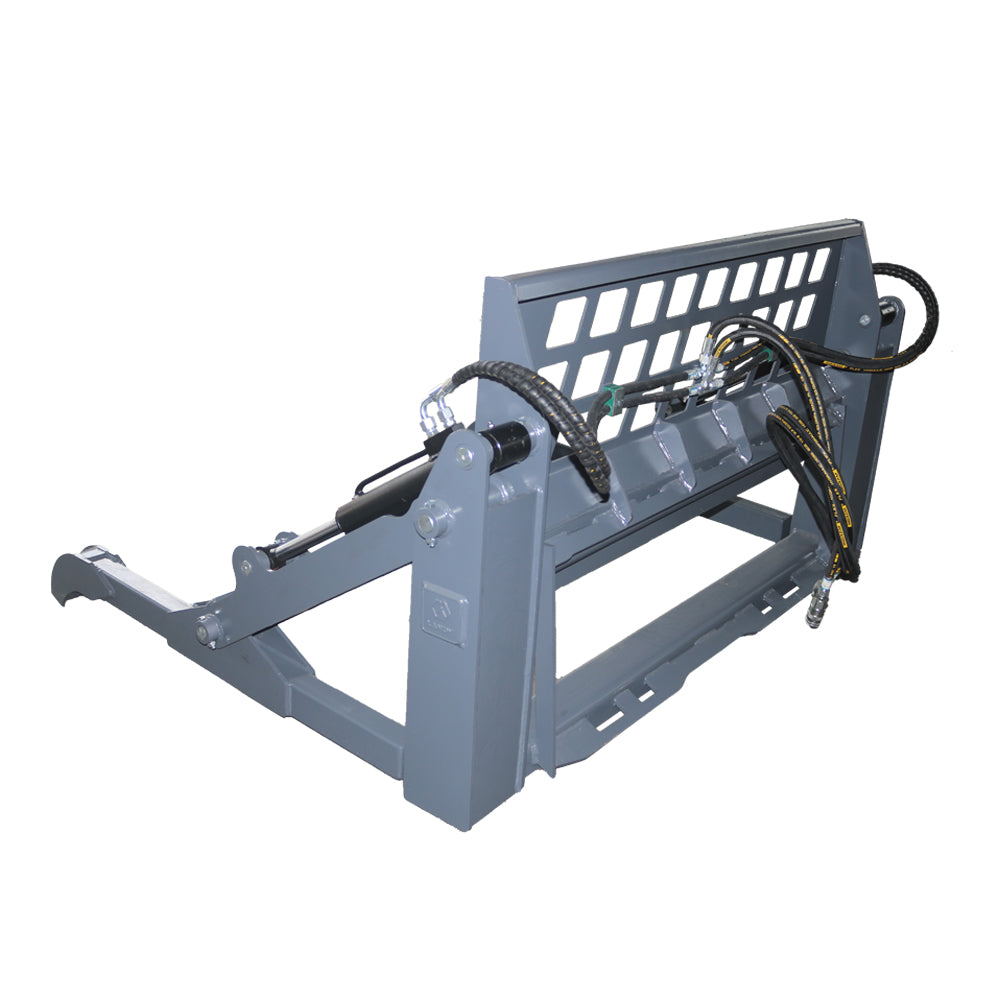 Skid Steer Two-Cylinder Pipe Pallet Fork Grapple – LANDY