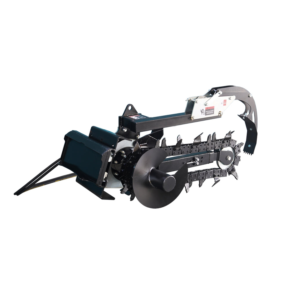 Landy Attachments Mini Track Loader Trenchers Attachment with Adjustab ...