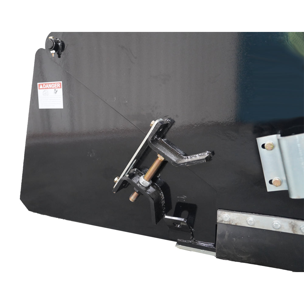 72" Skid Steer Pick up Box Broom Sweeper with Edge Brush – LANDY