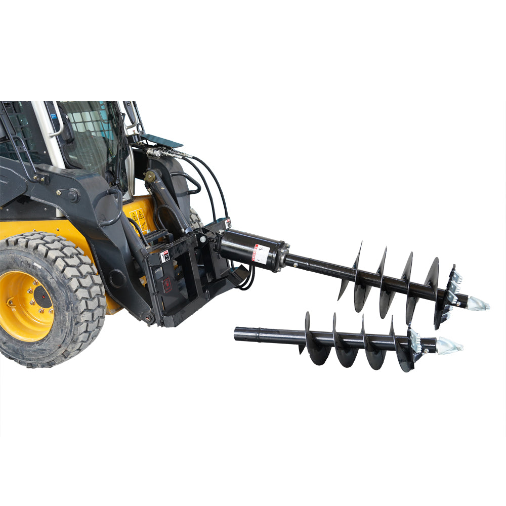 Skid Steer Post Hole Auger Drive Attachment, 12” and 18" Diameter Auge ...