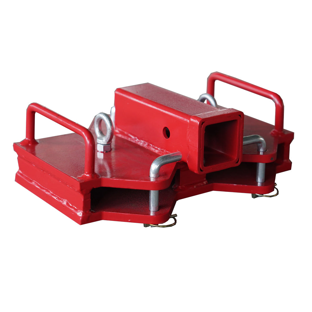 Landy Attachments 2" Dual Forklift Hitch Receiver Aadpter – LANDY