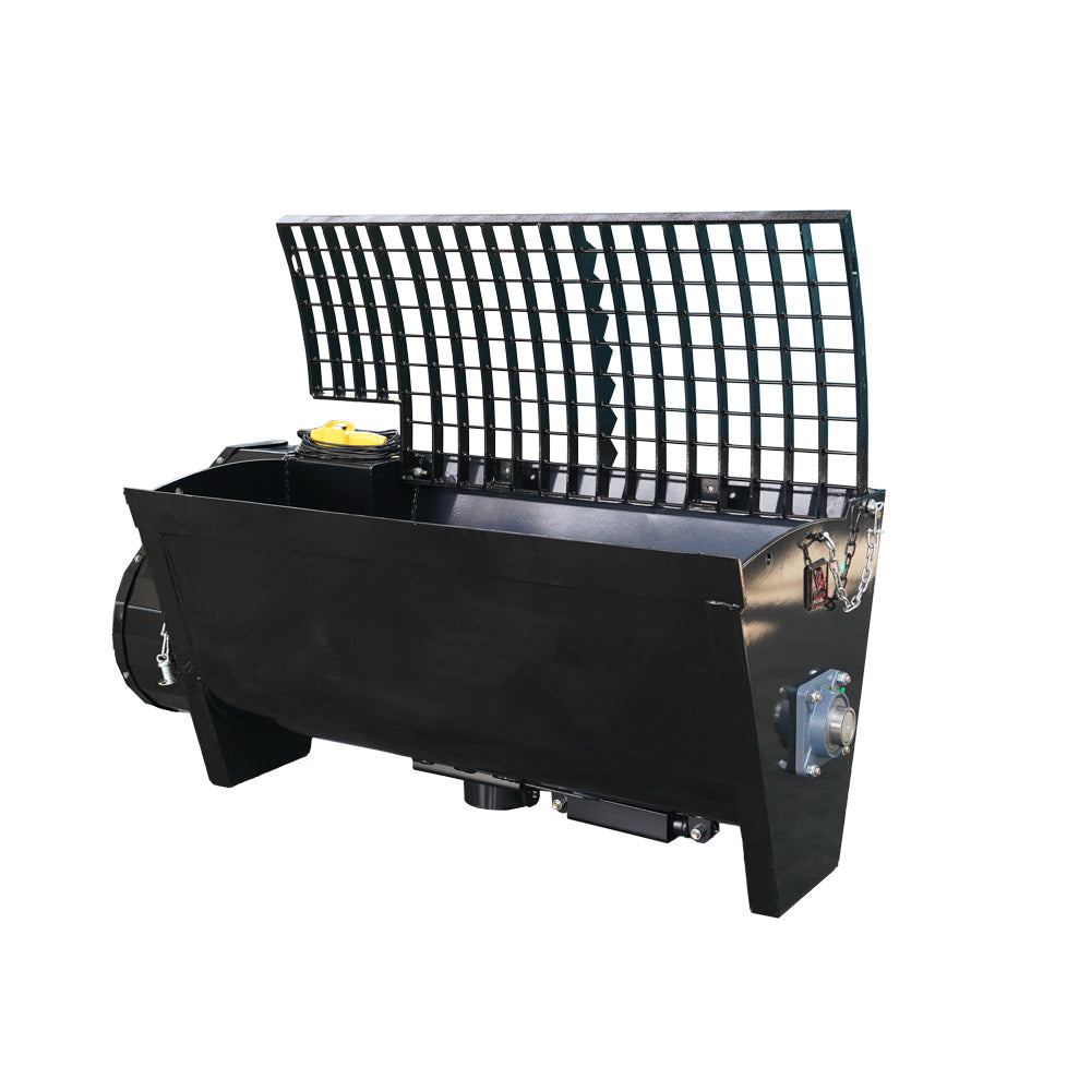 Skid Steer Concrete Mixer Bucket Attachment, Universal Quick tach Moun ...