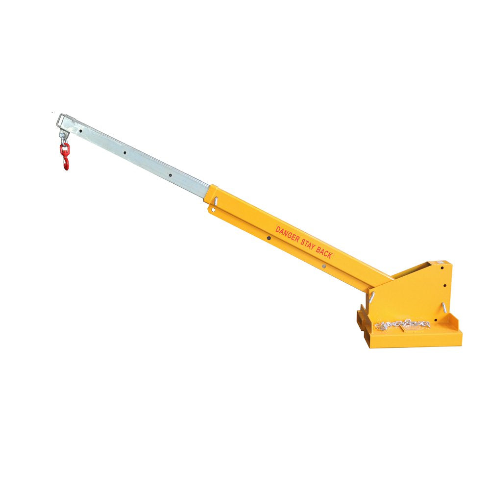 Fork Mounted Telescoping Crane Jib Boom, Forklift Jib Boom Crane, Adju ...