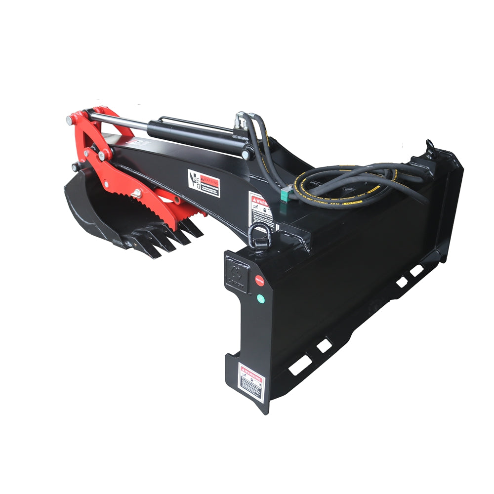 Skid Steer Backhoe Digger Bucket Attachment with 15" Bucket, Universal ...