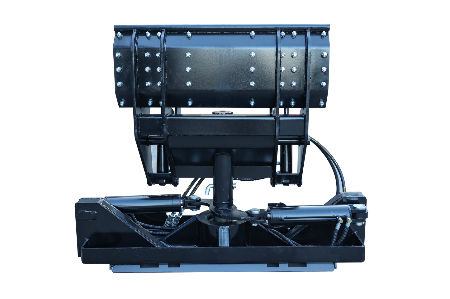 Skid Steer Heavy Duty Hydraulic Pole Setter Grapple Pole Claw Attachme ...