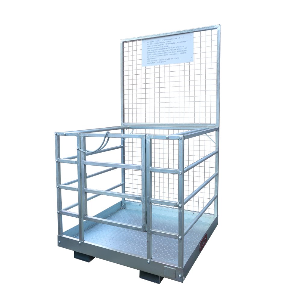 48'' x 45'' 2 Person Forklift Safety Lift Platform Cage – LANDY